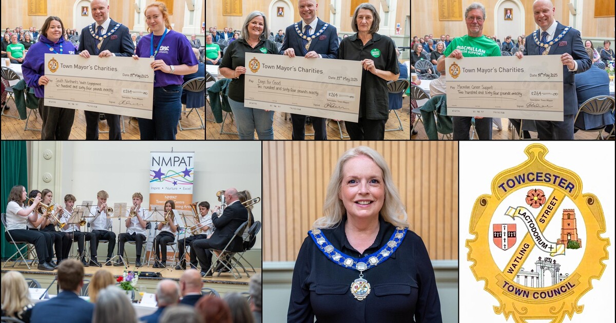 New Town Mayor for Towcester 2025-26, Cllr Rachel Dando L'Olive