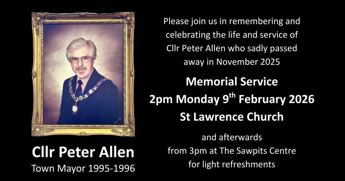 Memorial Service for the late Cllr Peter Allen to be held on 9th ...