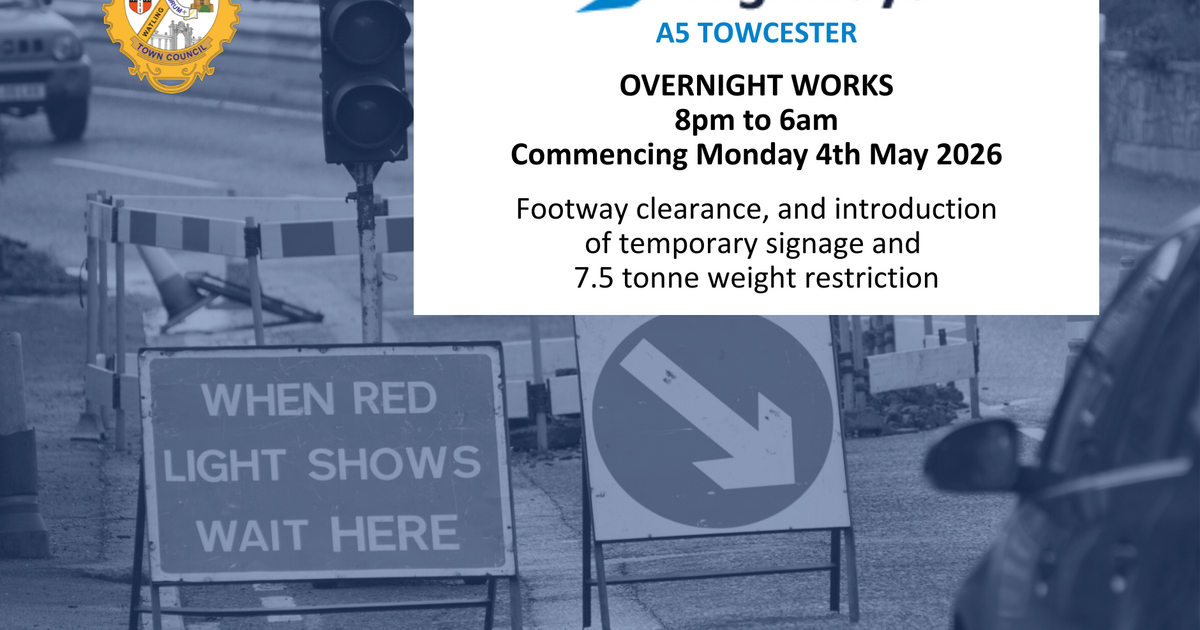 Towcester A5 Improvement works by National Highways